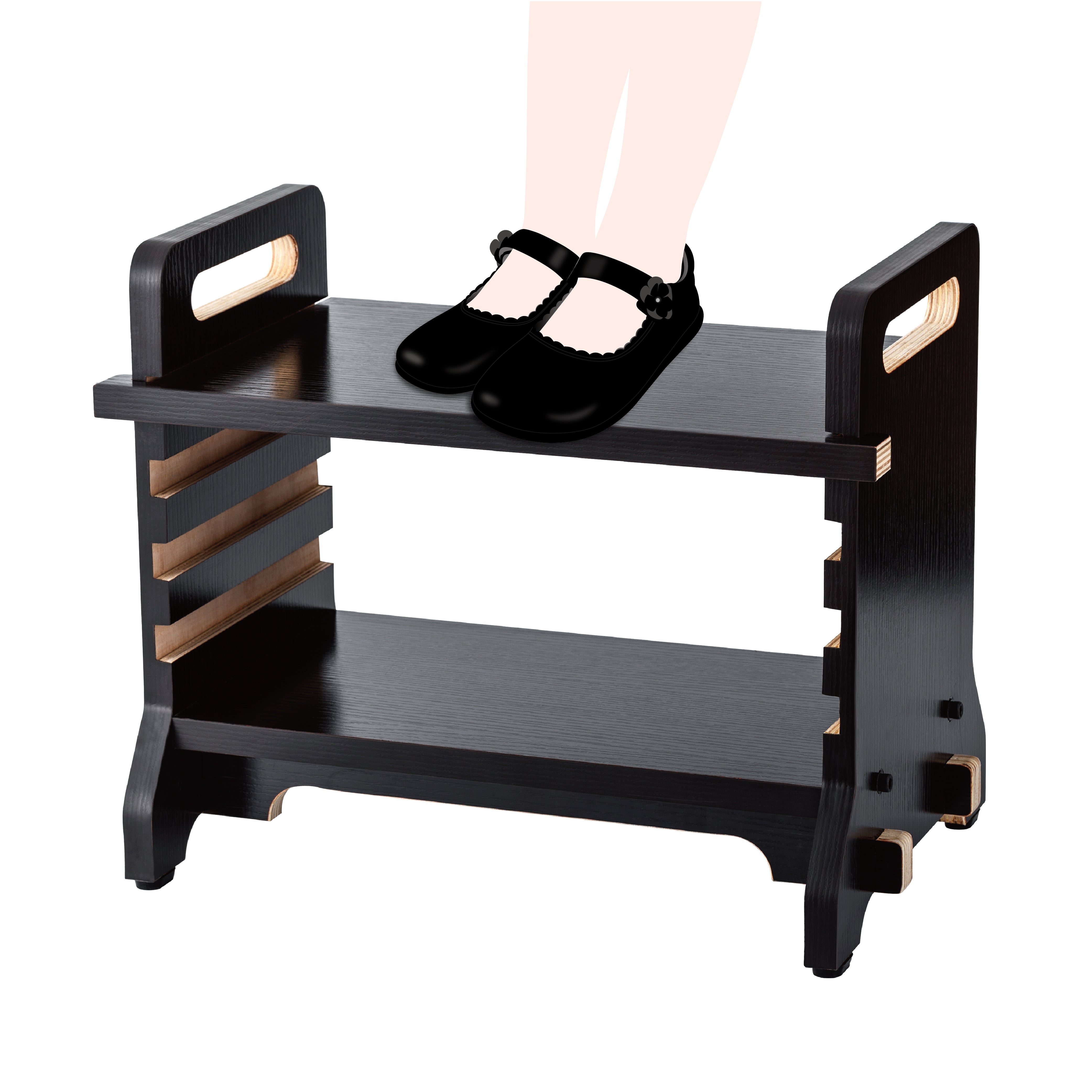 StrongTek Wood Piano Foot Rest for Kids, 5 Adjustable Heights, 180 LBS